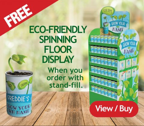 Grow Your Own Floor Stand with Products|Global Journey Wholesale