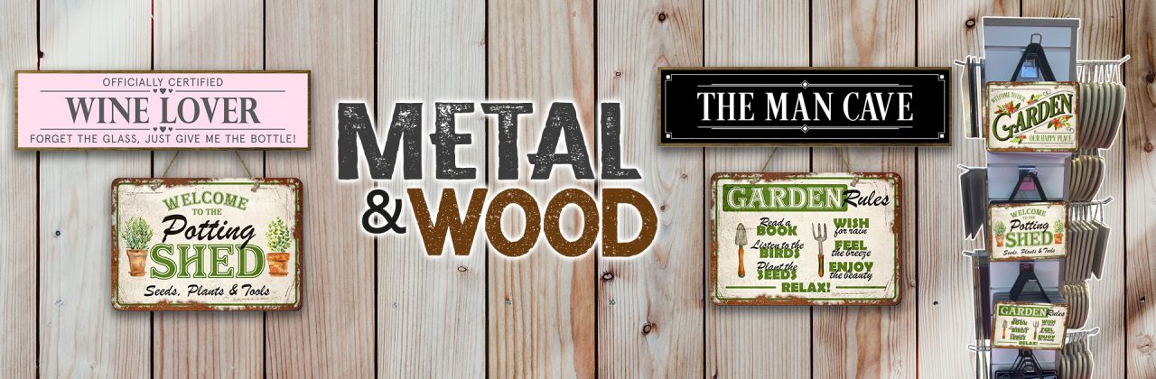 Metal and Wood Signs|Global Journey Wholesale